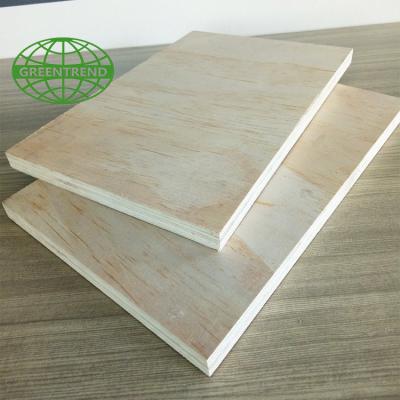 China Pine  faced commercial plywood used for construction in 1220x2440mm for sale