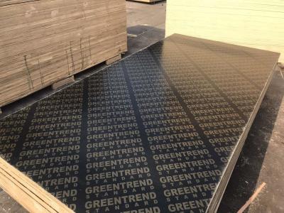 China hot sale Finger Joined core construction use film faced plywood with logo for sale