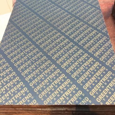 China Construction use 18mm phenolic faced plywood film faced shuttering ply for sale
