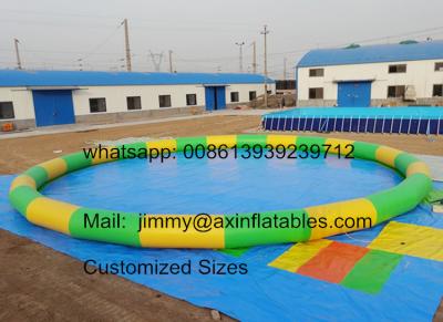 China Factory Price Customized 0.9MM PVC Tarpaulin Commercial Water Games Inflatable Swimming Pool For Sale for sale