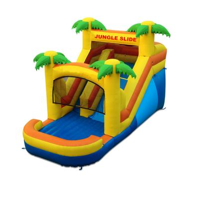 China Customized Cheap Price Commercial Tropical Type Inflatable Jungle Slide For Kids for sale