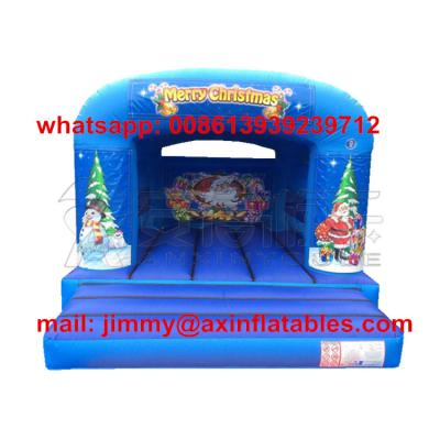China Customized Bounce Castle Commercial Removable Christmas Theme Kids Inflatable Bounce House For Rental Business for sale