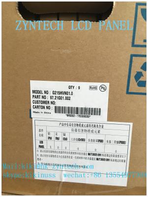중국 300cd/m ² 60Hz 구조 1920*1080 21.5inch 산업 LCD 패널 (G215HVN01.0) 판매용