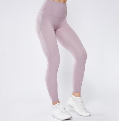 China High Waist Leggings Active Woman Gym Outdoor Stretchy Running Legging Fitness With Side Pockets Women Yoga Pants for sale