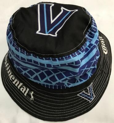 China Custom Logo Fisherman'S Hat printing pattern caps Single side solid color fishing bucket for sale
