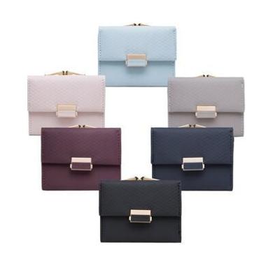China customised fashion high quality Women'S Leather Wallets Mini Card Case Clutch bag for sale