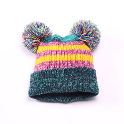 China Children caps child winter knitted beanies for sale