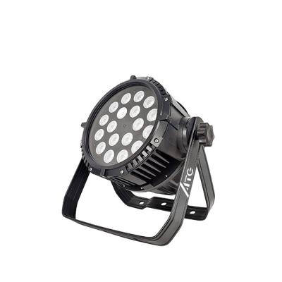 China RGBW Disco LED Par Can Stage waterdicht licht 18*10W met lange werktijd Te koop
