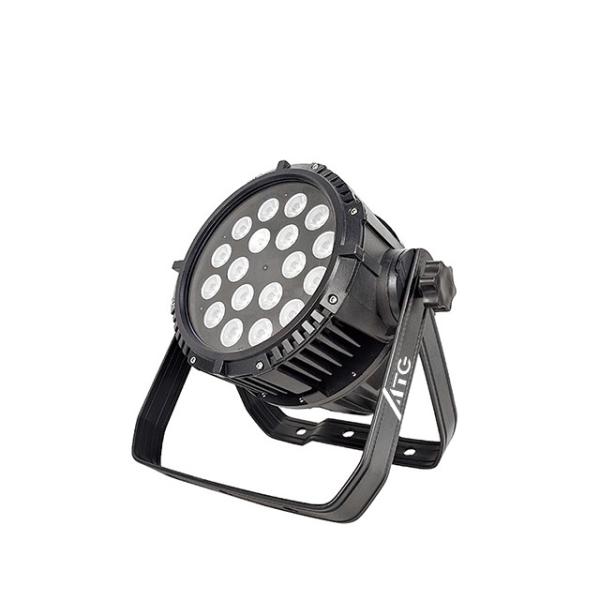 RGBW Disco LED Par Can Stage Waterproof Lights 18*10W With Long Working Time
