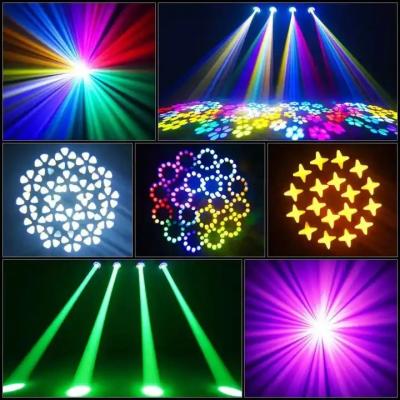 China Verlichtings- en circuitsysteemontwerp 80 RGBW LED Spot Beam Gobo Moving Head Light voor DJ-shows Te koop