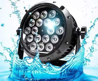 China 18 36 LED RGB Professional Party Plastic Flat PAR Light voor podium Disco Dance Floor Te koop