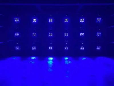 중국 50000 시간 작업 시간 RGBW 매트릭스 이동 헤드 세탁 빛 패턴 빔 효과 판매용