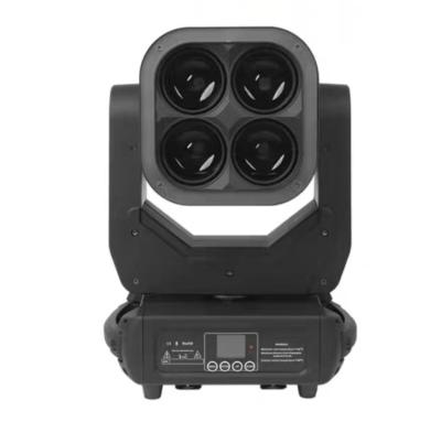 중국 4X60W RGBW 4in1 줌 LED 빔 세척기 이동 헤드 스테이지 라이트프로 DLX 레이아웃 판매용