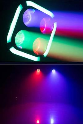 중국 4X60W RGBW 4in1 줌 LED 빔 세척기 이동 헤드 스테이지 라이트프로 DLX 레이아웃 판매용