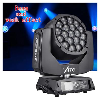 China 19x15w RGBW 4in1 Bee Eye KTV Nightclub Moving Head Disco Stage Light DJ Bar Party Disco WiFi Remote House Dyeing Light for sale