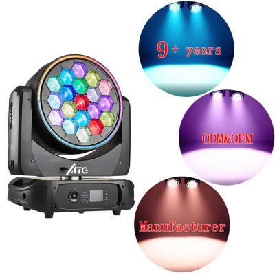 China 110-240V/50-60HZ 19*40w Moving Head Bee Eye Luz de escenario para boda DJ Bar Party Disco en venta