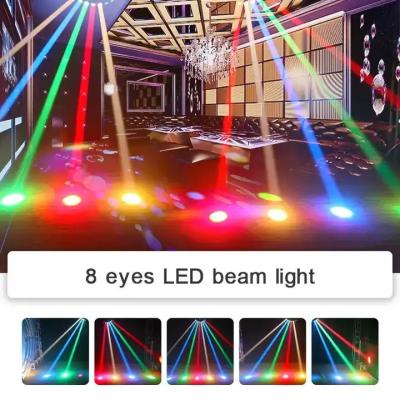 China Bewegende hoofdstage laserlicht CRI 85 met 8 ogen RGBW balkbalk Te koop