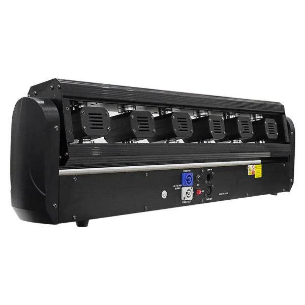 6pcs RGBW 6 Eye Laser Stage Light Led Beam Moving Head For Nightclub Disco DJ