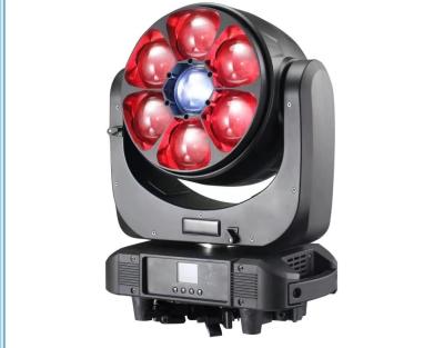 China 6pcsx15W 4 LED Stage DJ Moving Head Light Big Bee Eyes Zoom Wash Laser Light Stage Set (Seti de escenario con luz láser de lavado) en venta