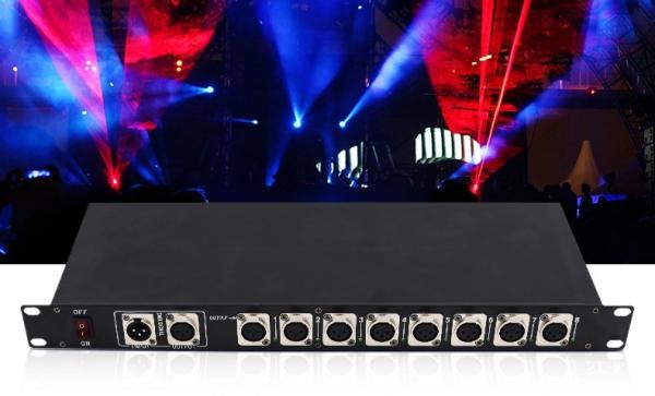 Agi32 Layout 4 Channel DMX Signal Amplifier Isolator Amplifier