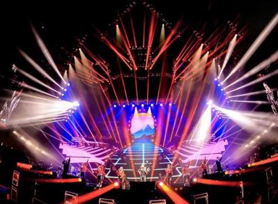 China RGB / RGBW Light DMX Controller On Stage Lights Console for sale