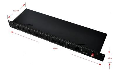 China LED 80 RGBW DMX512/1990 Moving Head Controller Waterproof For F4/8 Channel Amplifier for sale