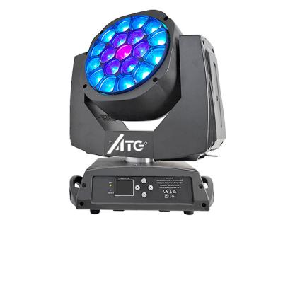 중국 19x40W RGBA 4 in 1 CCT 2800K/3200K/4200K/5200K/7200K와 함께 LED 이동 헤드 빔 라이트 판매용