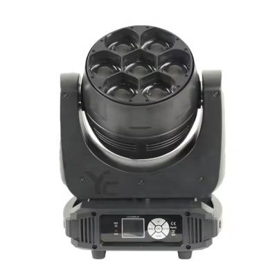 Cina 7pcs 40w Stage Par LED Zoom Moving Head Bee Eye Par Light per DJ Disco Party Illuminazione in vendita