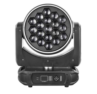 Cina Big Bee Eyes LED Moving Head Beam Light 19pcs 50000 ore di vita di lavoro per DJ in vendita