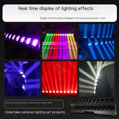 Cina 12 teste LED Bar Moving Head Light 3in1 Illuminazione a fascio d'onda per l'illuminazione del palco in vendita