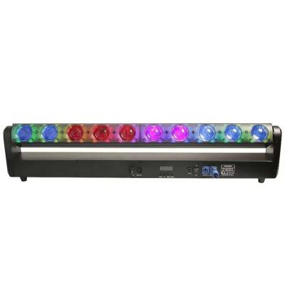 中国 10個 40W 4in1 LED 動くヘッドライト ステージバー ナイトクラブ ライブスタジオ スキャン 400W RGBWライト 販売のため