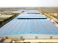 China Large Span Logistics Warehouse With Solar Panel for sale