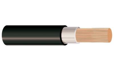 China Black Jacketed 1*50 Sq. Mm XLPE Insulated Power Cable Installed for sale