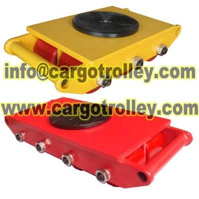 China machine skate for machinery moving for sale