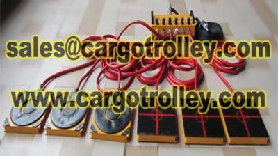 China Air bearing casters application and manual instruction for sale