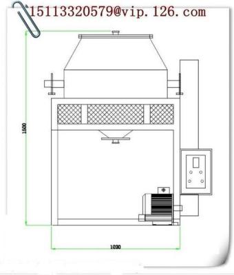 中国 100kg/hr 回転式色の粉のミキサー/小さい色の粉の混合機械 販売のため