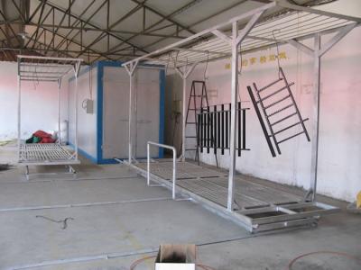 Cina Piccola linea di rivestimento manuale della polvere con il trattamento forno e della macchina di spruzzatura della polvere in vendita