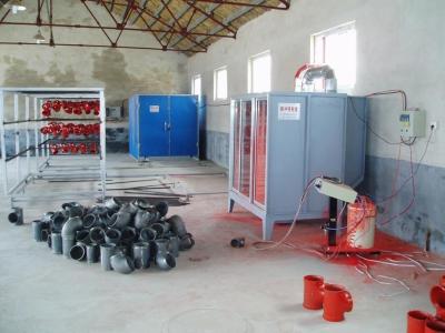 Cina Piccola linea di rivestimento manuale della polvere con il trattamento forno e della macchina di spruzzatura della polvere in vendita