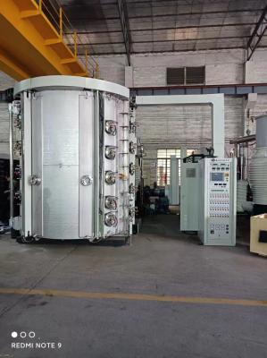 China Double Door Vertical PVD Evaporation Vacuum Coating Machine Golf/Metal/Glass/Ceramics Plating Machine for sale