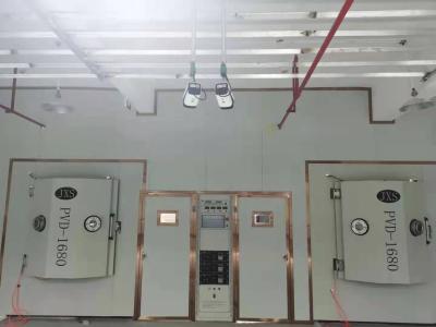 China Stainless Steel Kitchenware Titanium Gold PVD Cathodic Arc Physical Vapor Deposition System for sale
