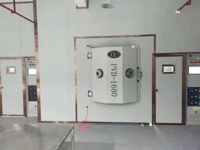 China Vertical Single Door Stainless Steel Furniture Black Gold PVD Vacuum Coating Machine for sale