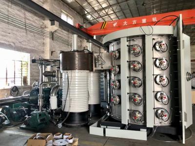 China Bright Color PVD Plating Machine with UV-Stable Finish and Full Auto Control for Decorative Tiles for sale