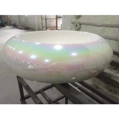 China Ceramics Plastic Cutlery Vacuum Metalizing Machine/ Vacuum PVD Coating Machine For Plastic Spoons And Forks for sale
