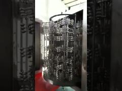 フォーシャンJXSの高性能の金銀製のローズの金の黒の虹色のためのガラス水晶PVDの真空メッキ装置