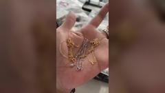 Before & After: Gold PVD Coating on Necklace