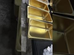 Luxury Golden PVD Finish for Tableware