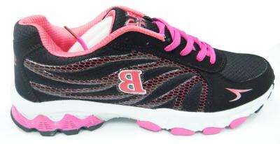 China Women Pink & Black Sport Running Shoes size 30 - 46 For Running / Exercise for sale