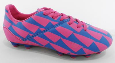 中国 ピンク/白いインドア サッカーは男の子のための軽量の堅い Groud に蹄鉄を打ちます 販売のため