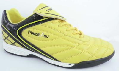 China Sapatas amarelas/do preto crianças do futebol personalizadas para a Empresa-Terra à venda