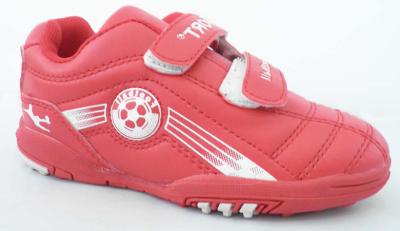 Cina Scarpe del calcio dei bambini dislittamento rossi in vendita